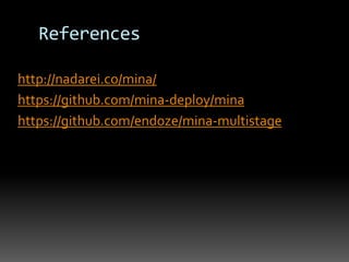 Mina deployment | PPT