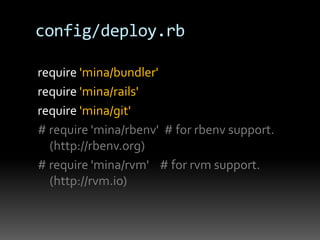 Mina deployment | PPT