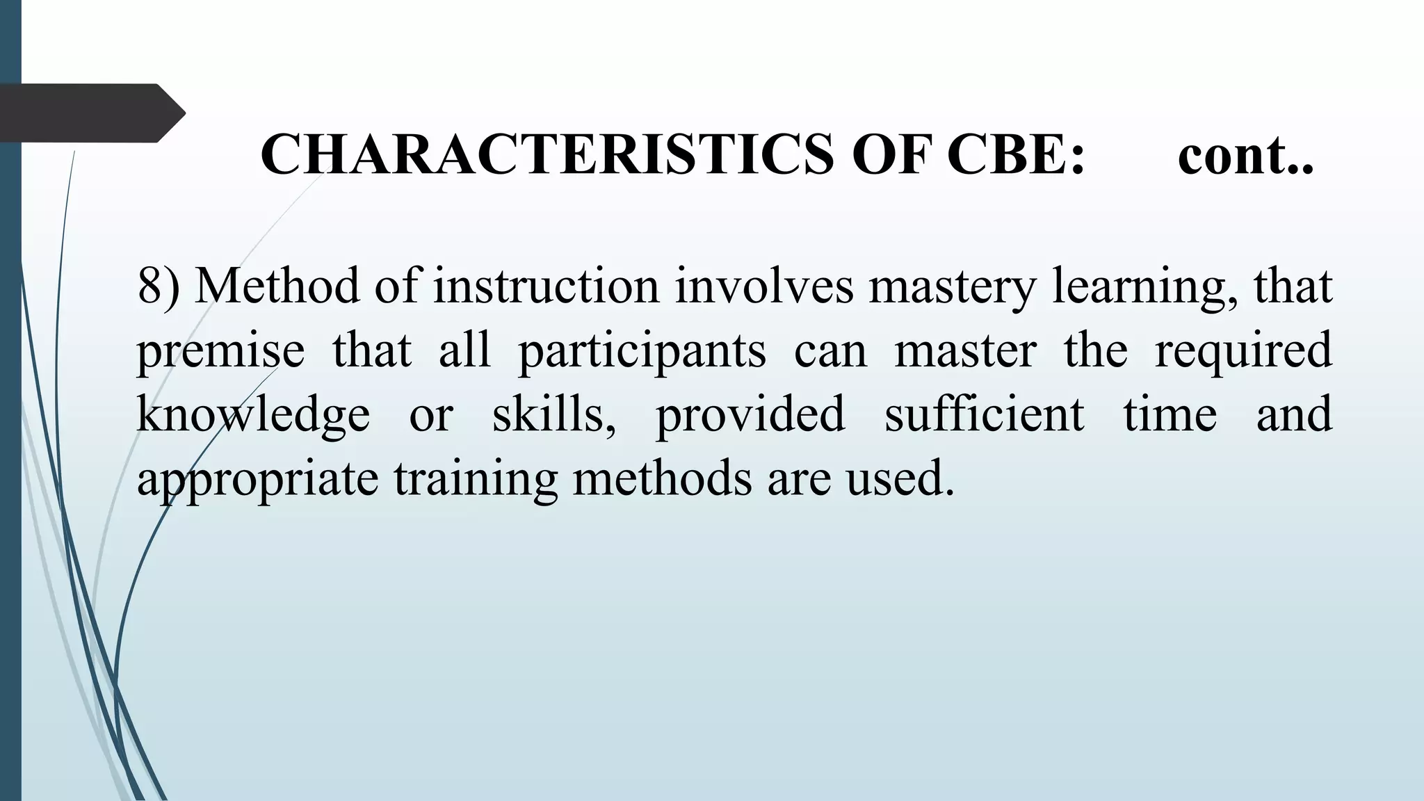 Competency Based Education & Objective based education | PPTX