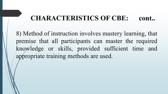 Competency Based Education & Objective based education | PPTX