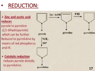 Chemistry of pyrrole | PPTX