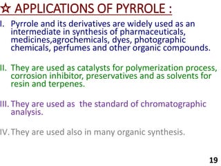 Chemistry of pyrrole | PPTX