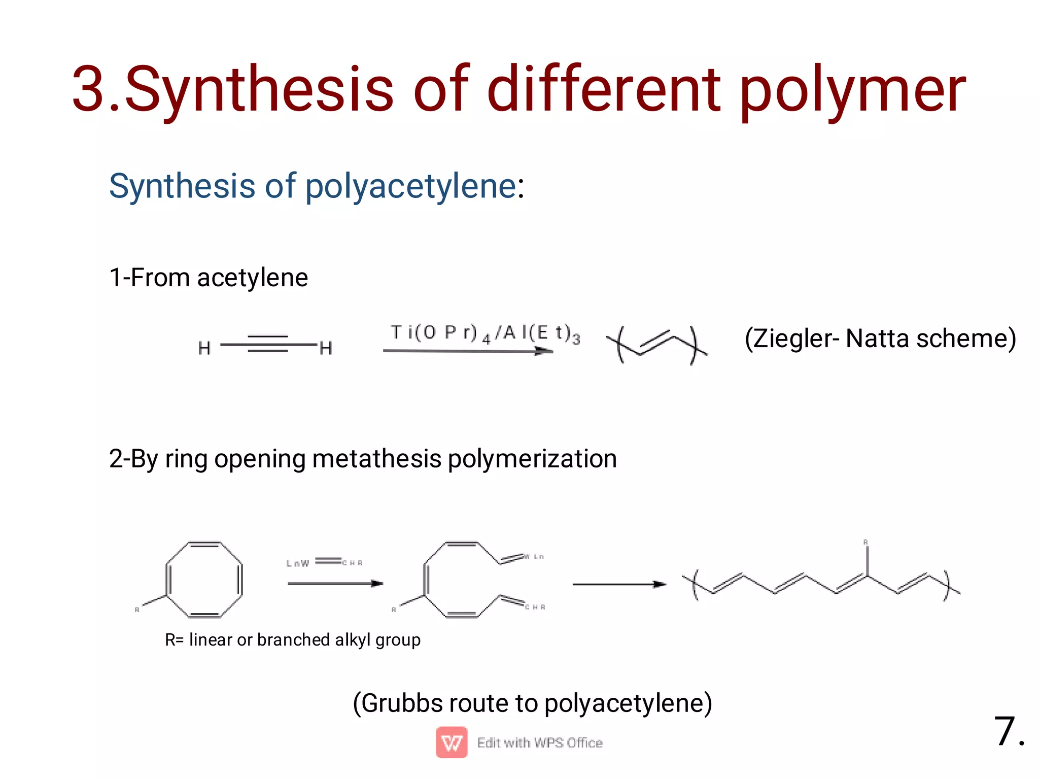 Conducting polymers : Something New | PDF