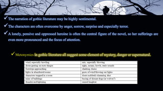 Gothic Literature presentation | PDF