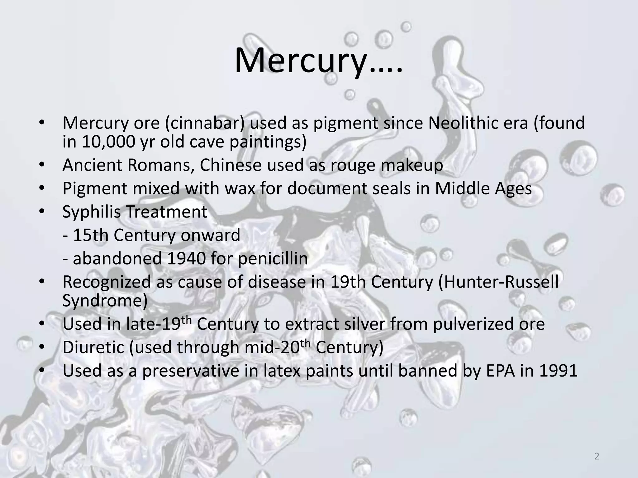 Minamata convention, Mercury law | PPTX | Chemistry | Science
