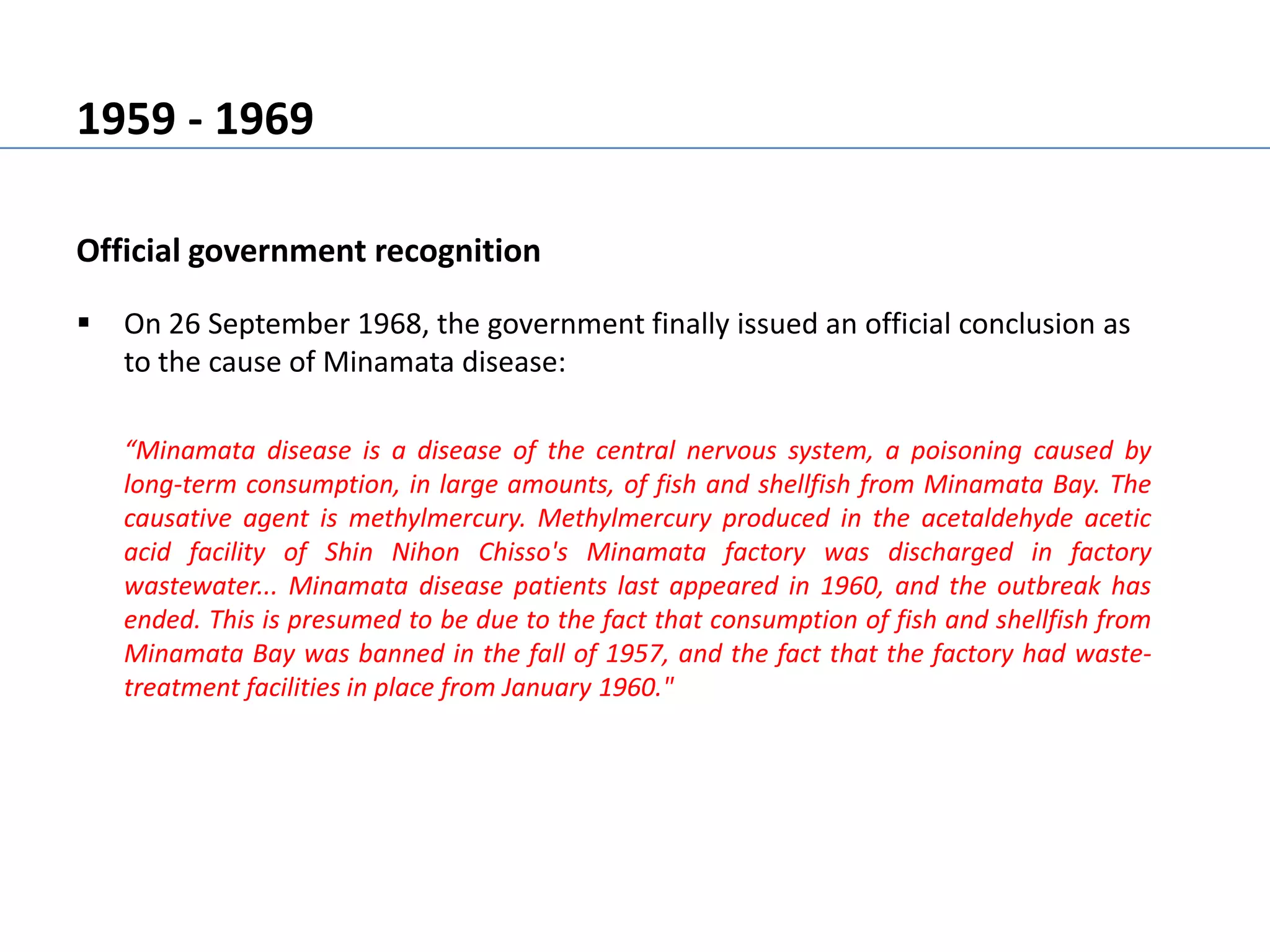 Minamata Mercury Pollution | PDF