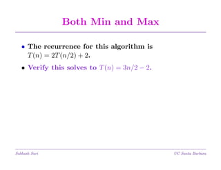 Min and max search | PDF