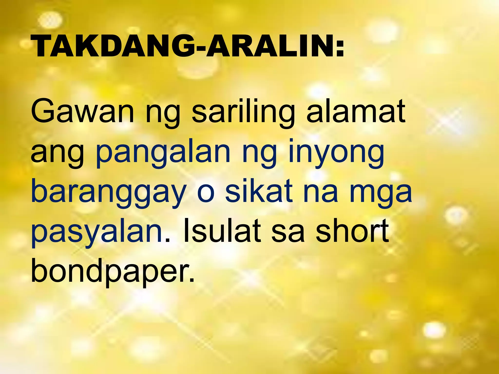 Mina ng ginto demo teaching(smy) | PPTX