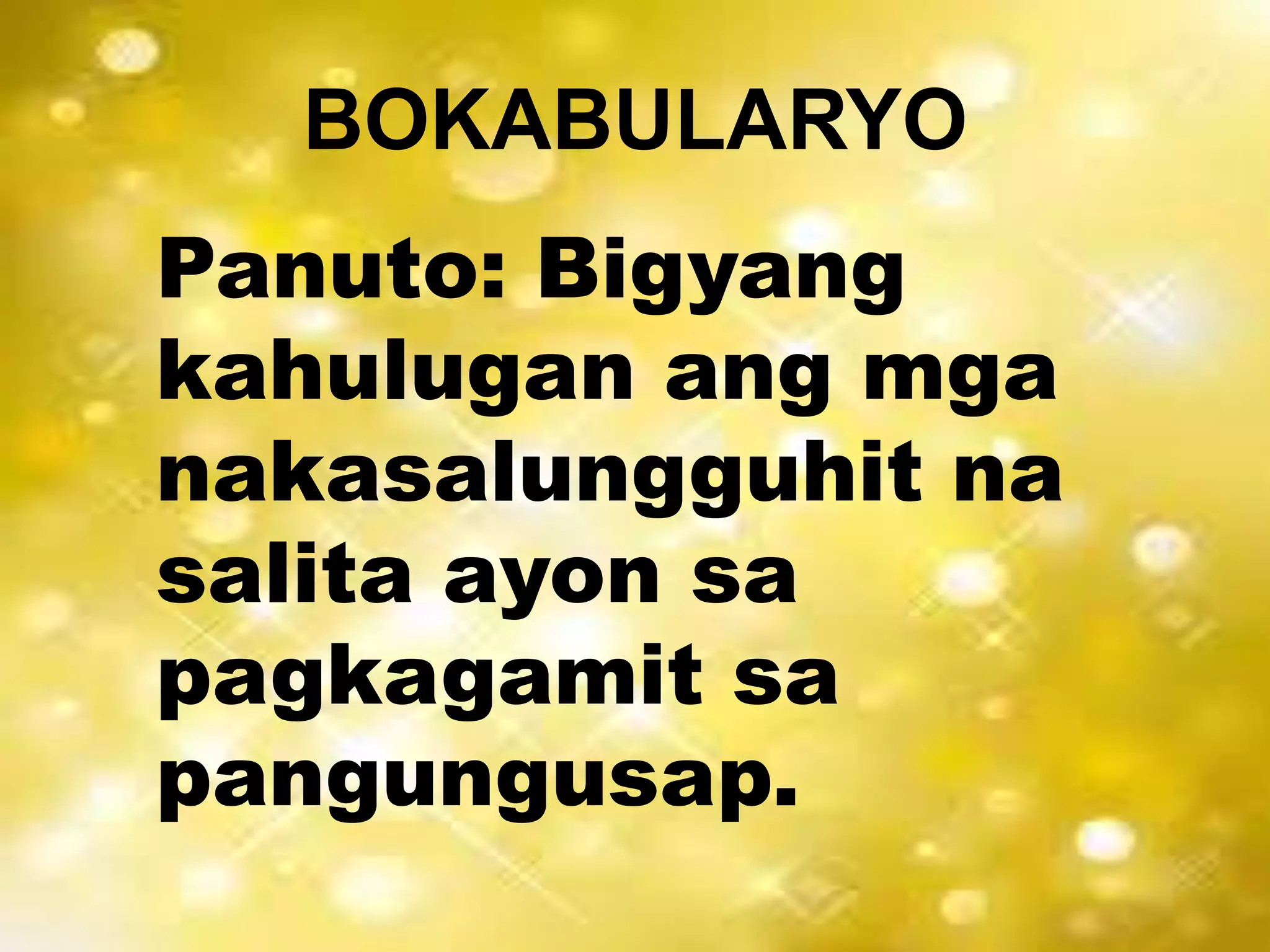 Mina ng ginto demo teaching(smy) | PPTX