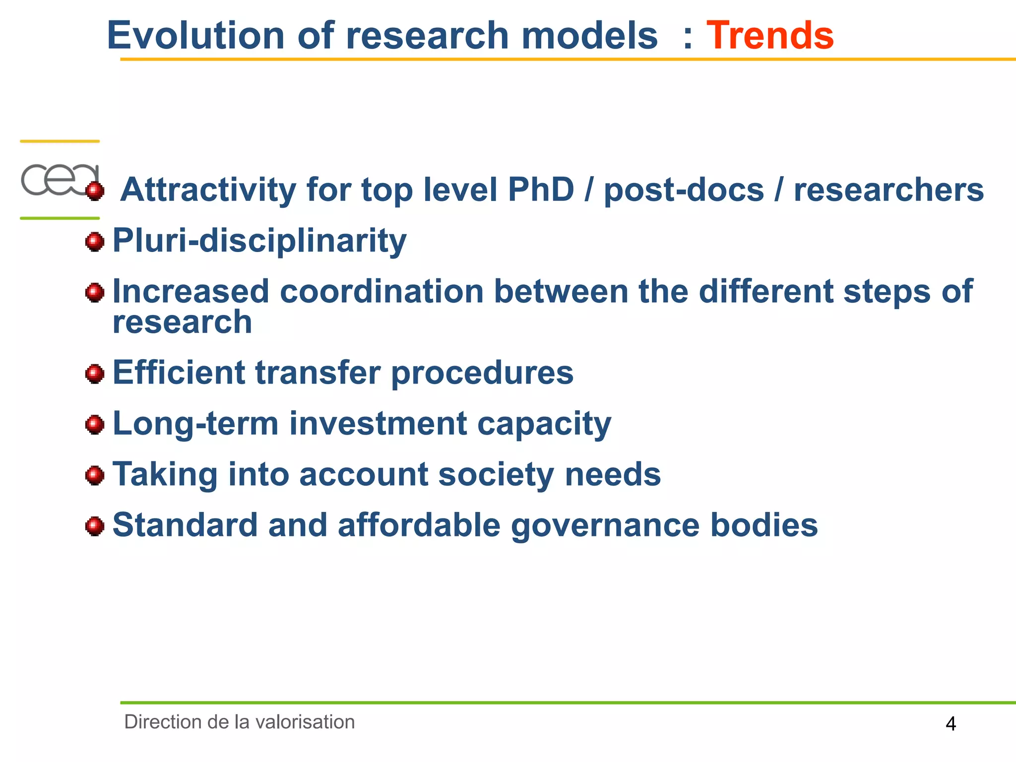 Materials science, innovation and industry. | PPT