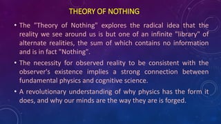 Mind blowing theories about the universe and reality | PDF