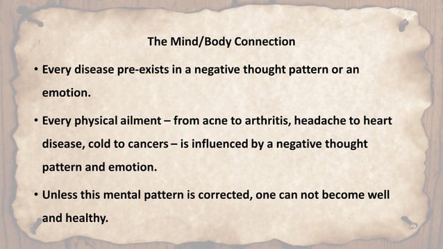 Mind body connection.PDF | Brain and Nervous System Disorders ...