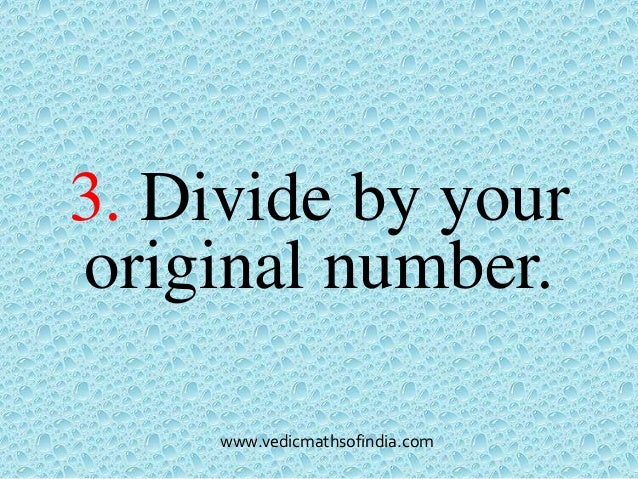 Mind reading number trick Mind reading number trick