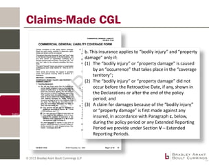 Mind the Gap with Between Occurrence and Claims-Made Policies | PDF