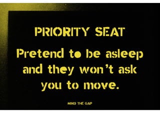 Mind the gap font | PPT