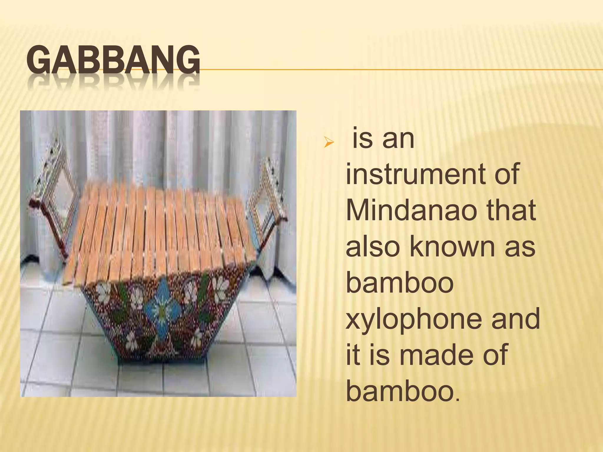 The Music and Arts of Mindanao | PPTX