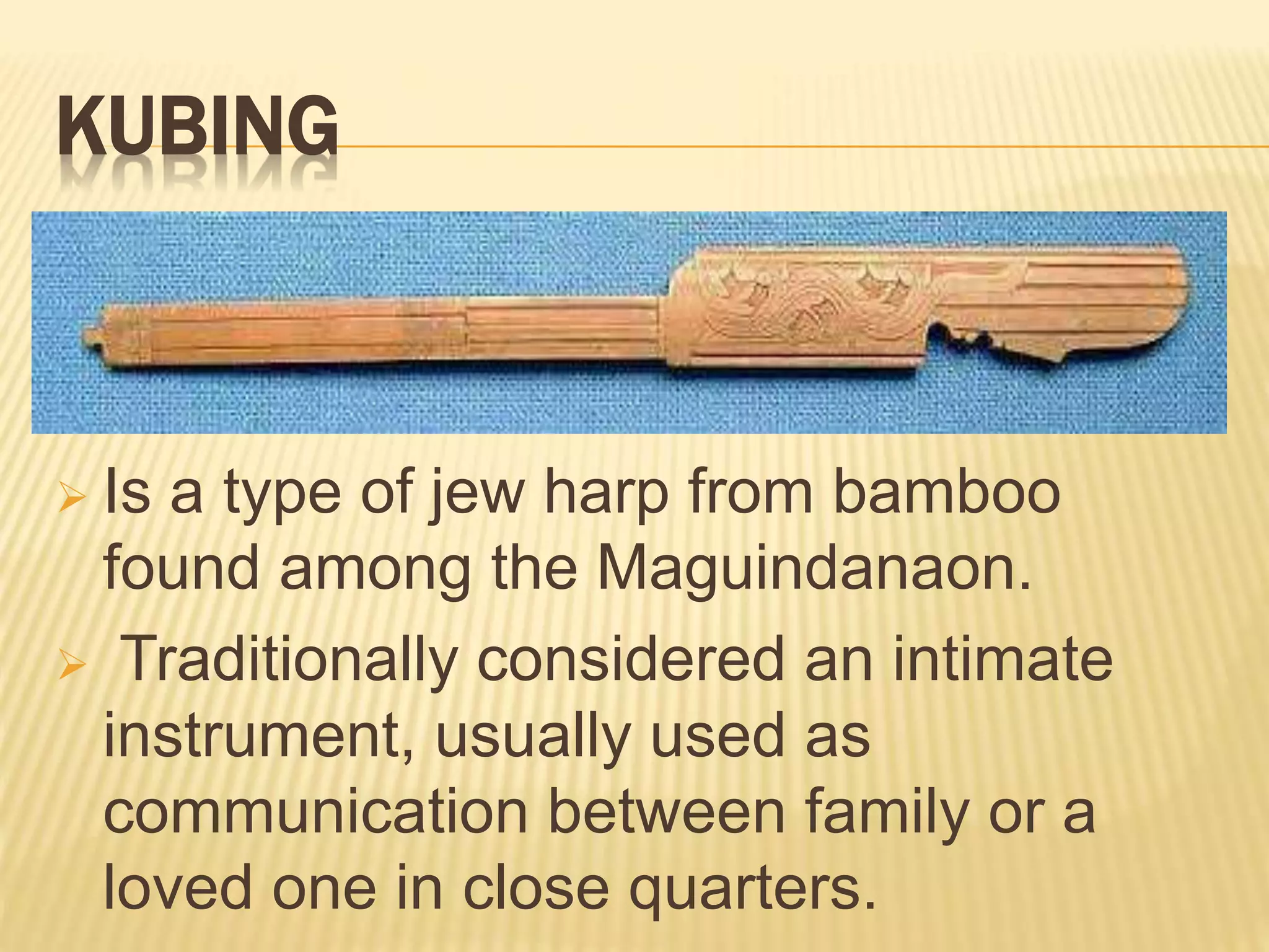 The Music and Arts of Mindanao | PPTX
