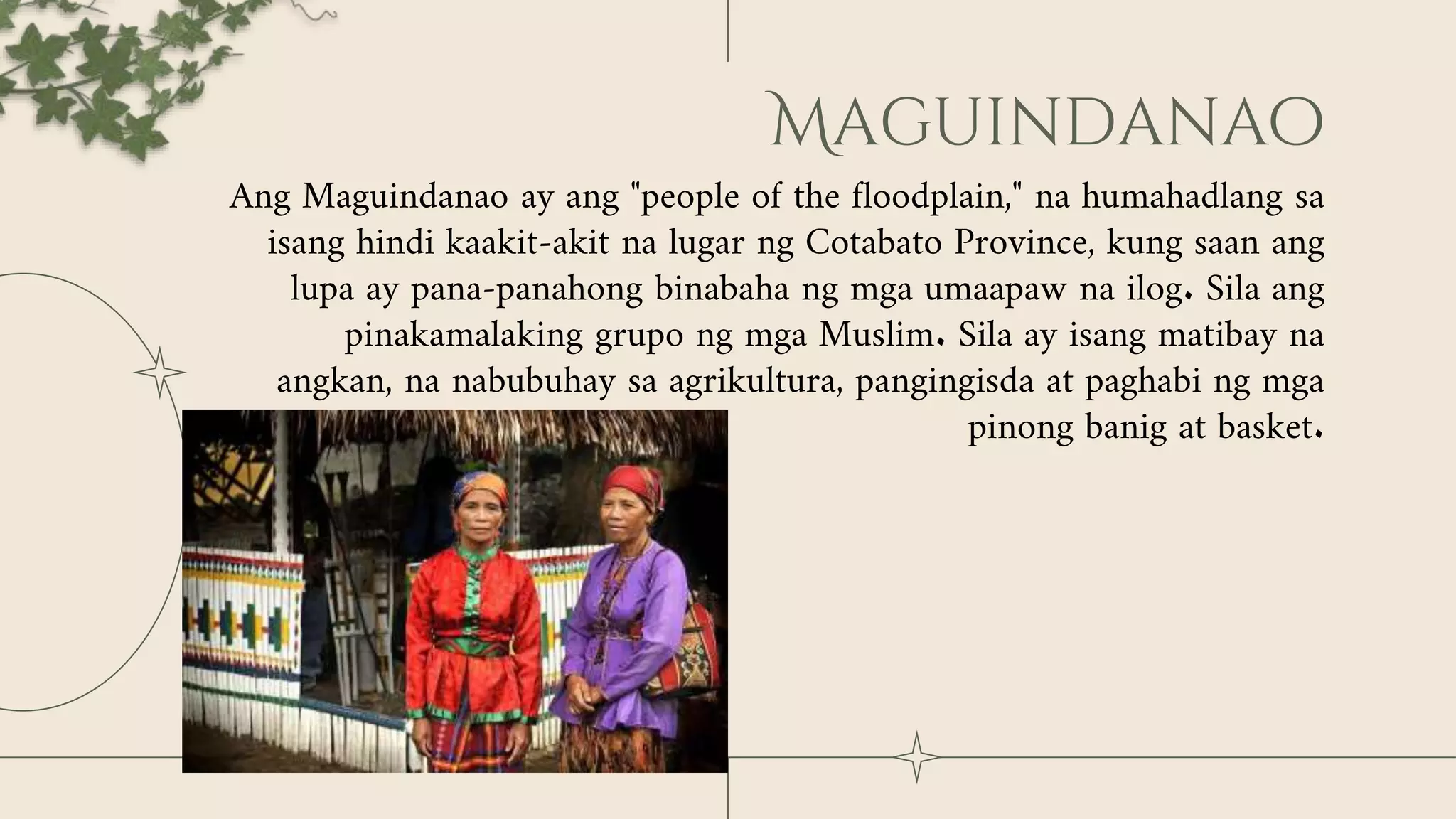 Mindanao Mga Tao at Kultura | PPTX