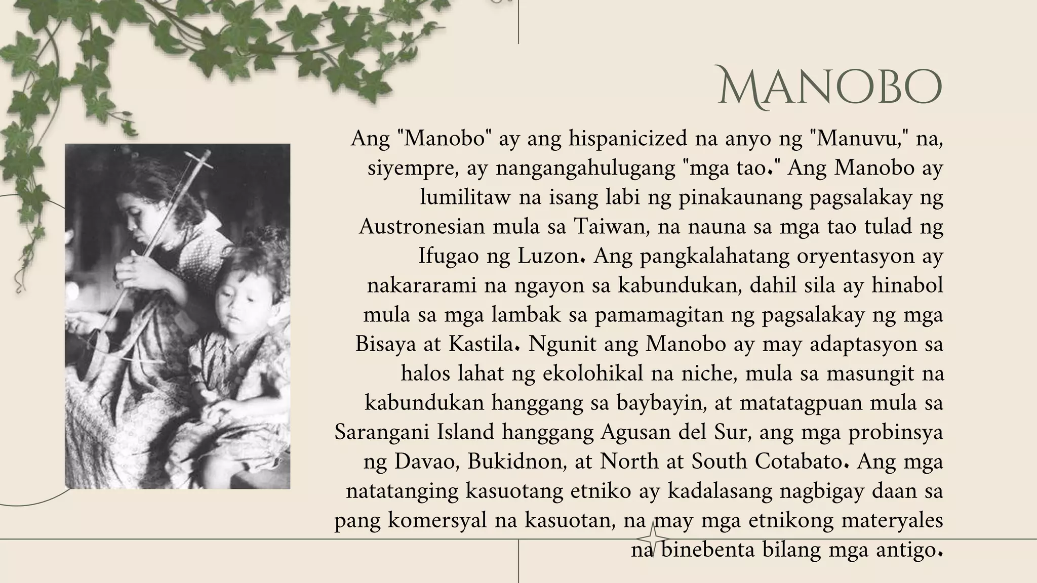 Mindanao Mga Tao at Kultura | PPTX