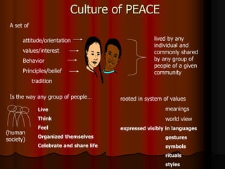 Mindanao week of peace presentation | PPTX