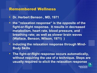 Mind body applications in health r | PPT