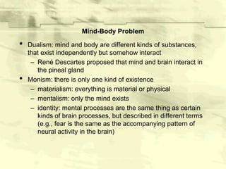 Mind body problem | PPTX
