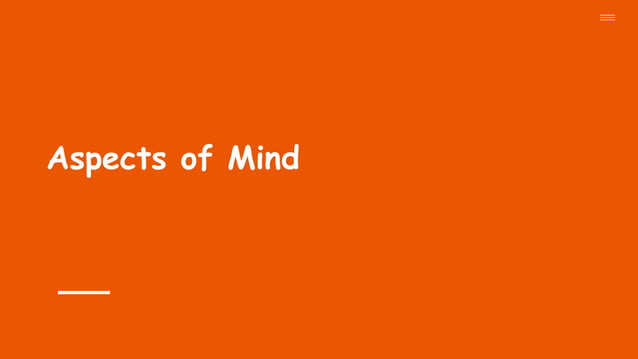 Psychology of Human Mind Body Relationship By Sabareesh | PPT