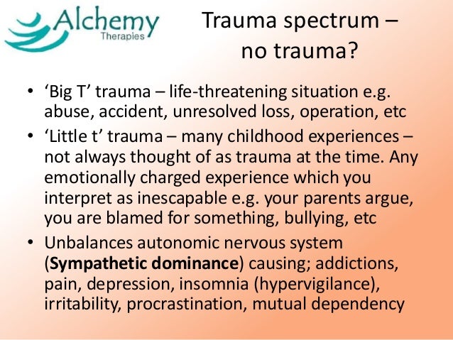 Mindbody tools for resolving trauma