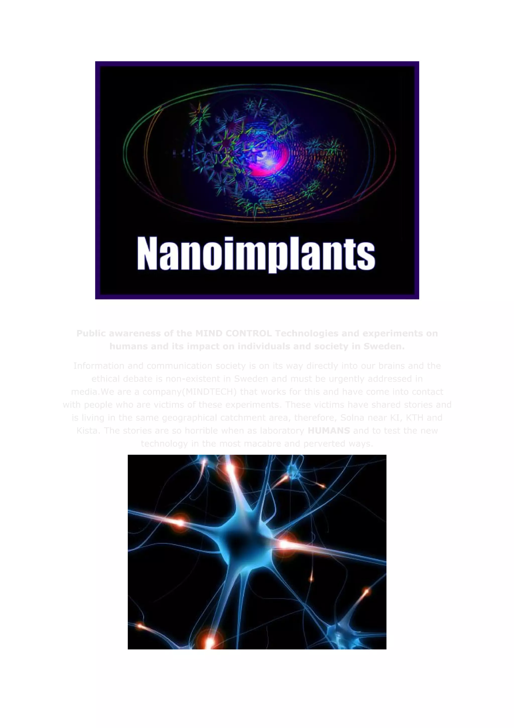 Mind control 11 2010 brain implant | DOC