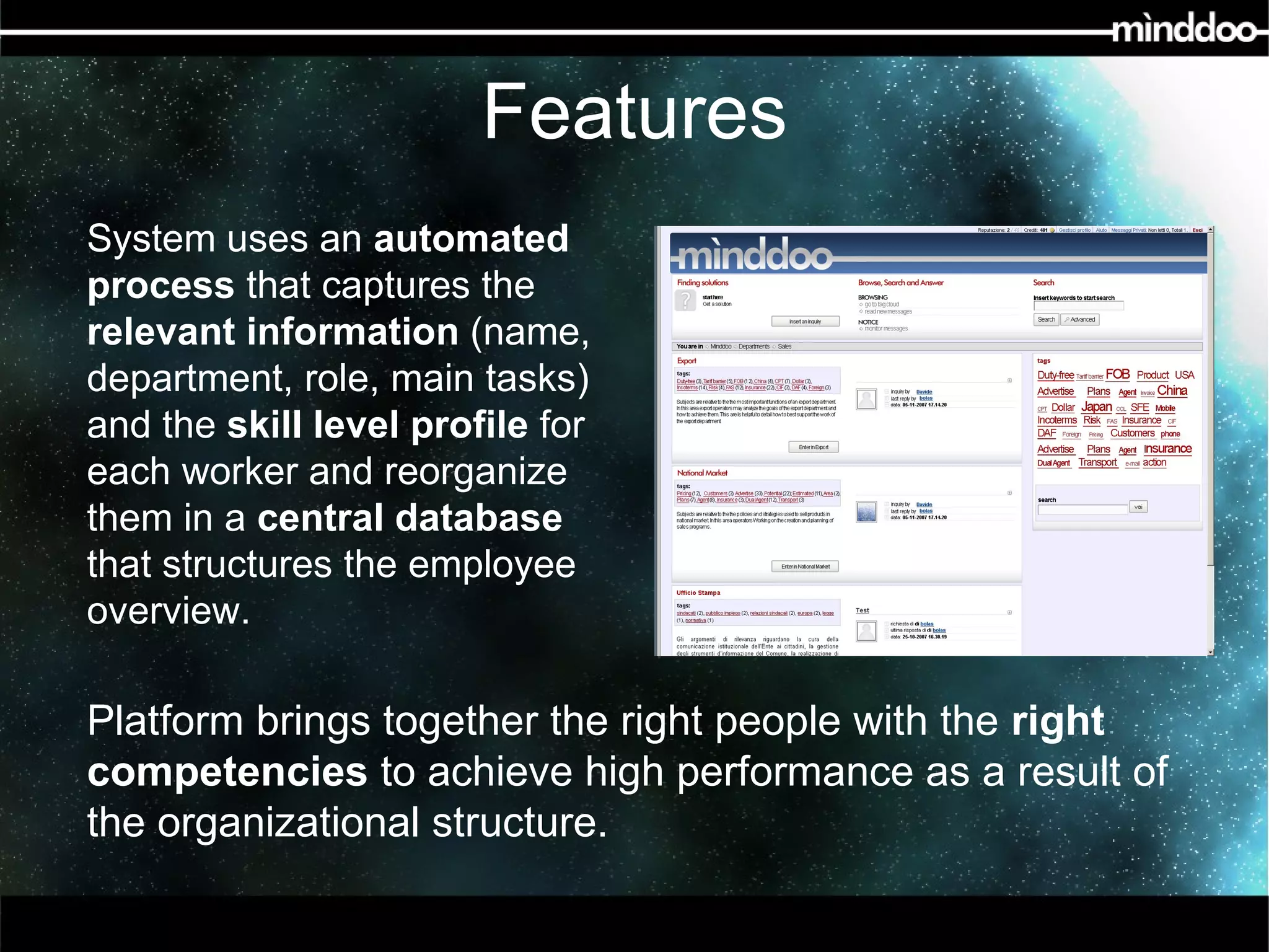 Minddoo - Knowledge sharing platform | PPT