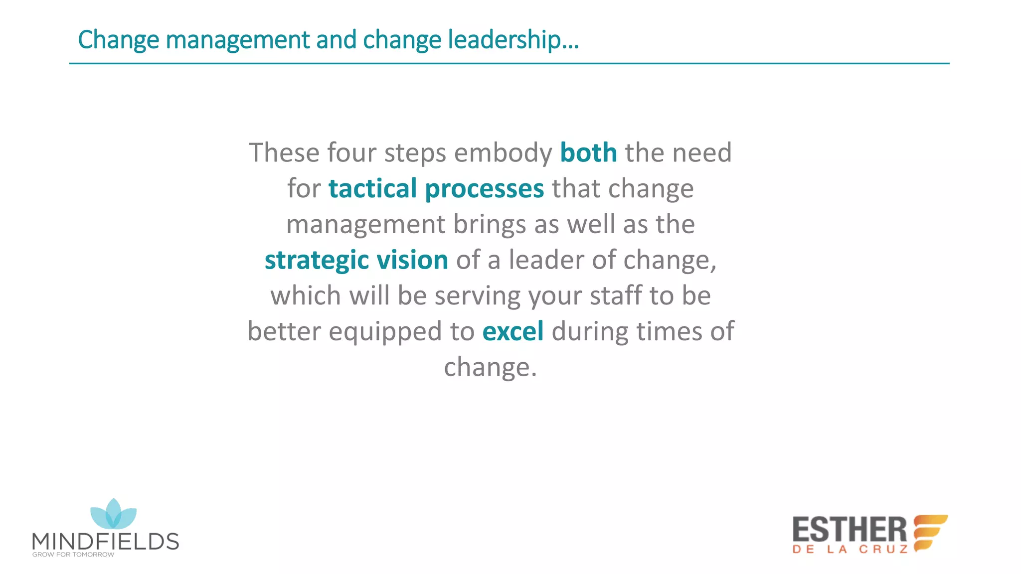 Four Steps to Lead Change Management for RPA | PDF