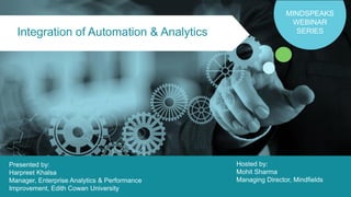 Integration of Automation & Analytics | PDF