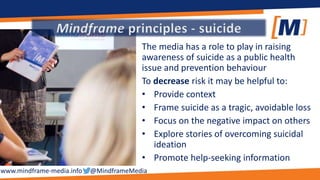 Mindframe media resources nspc14 | PPTX | Mental Health | Diseases and Conditions
