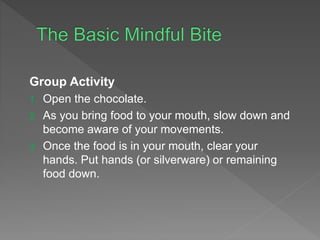 Mindful eating | PPTX
