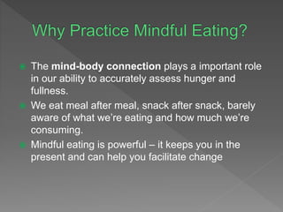 Mindful eating | PPTX