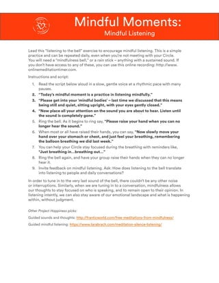 Mindful moments | PDF