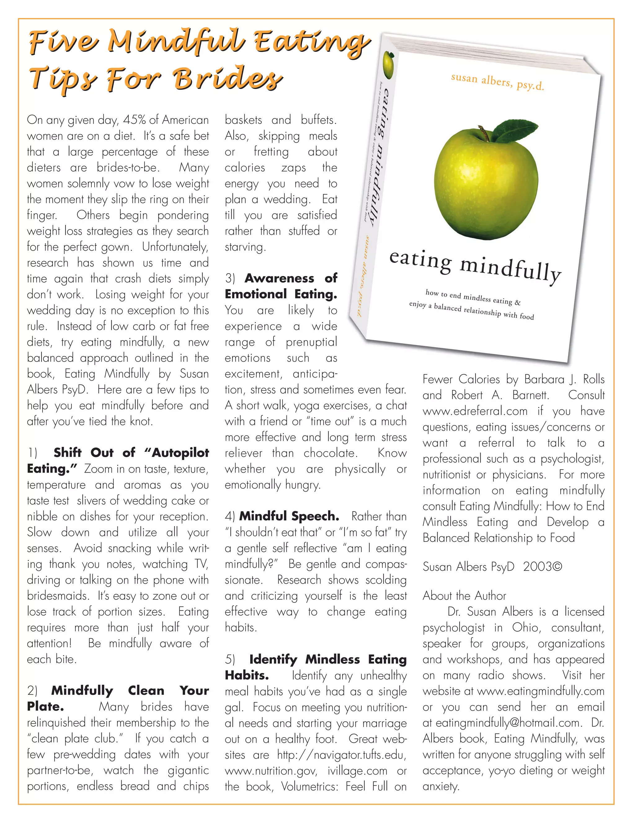 Mindful eatingbride | PDF