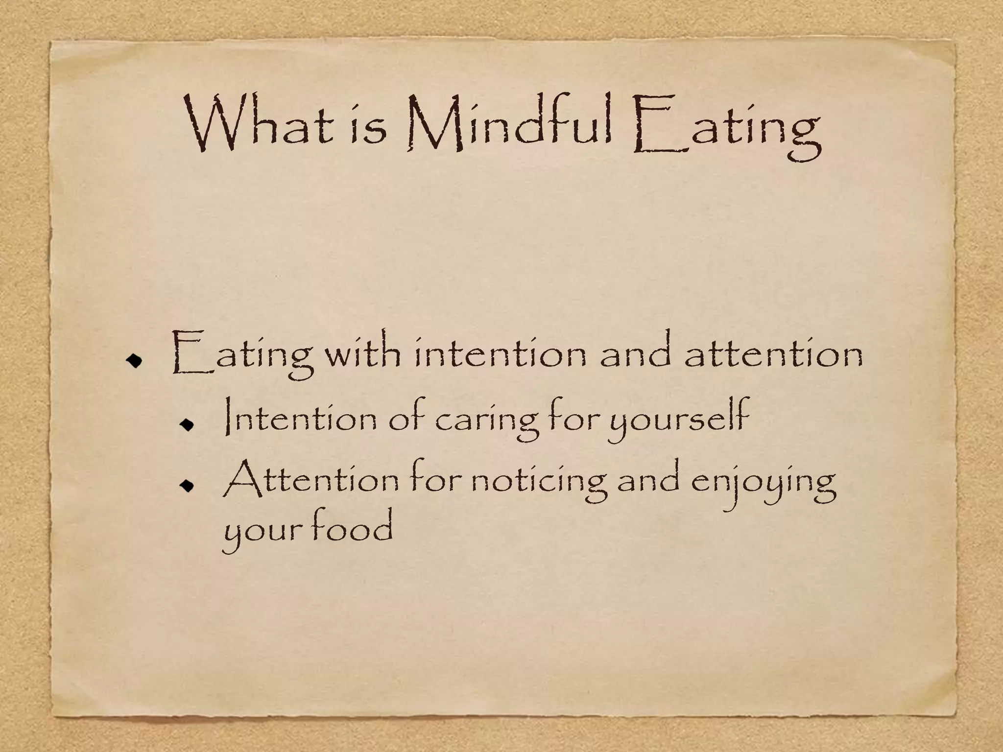 Mindful Eating | PPTX