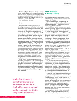 Mindful leadership feb2014 | PDF