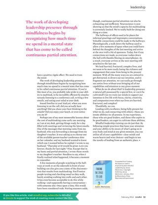 Mindful leadership feb2014 | PDF