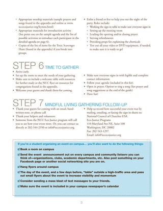 Mindful Living Gathering Guide | PDF