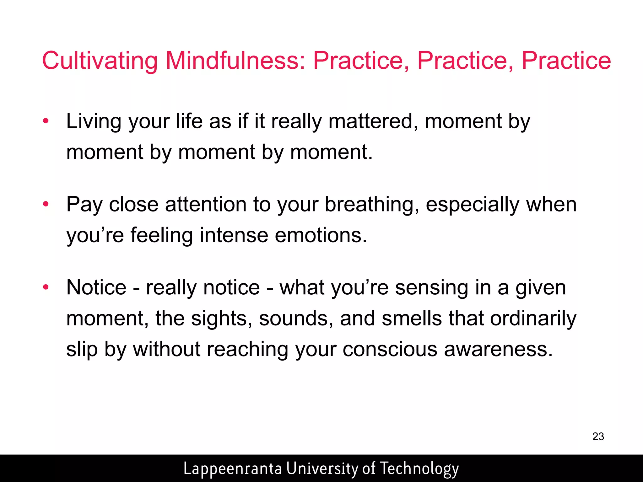 Introduction to Mindfulness | PDF