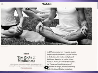 MINDLESS about MINDFULNESS | PPT