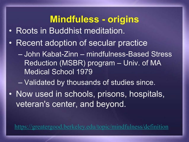MINDLESS about MINDFULNESS | PPT