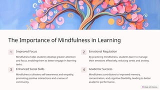 minddullness and well being related to education | PPTX