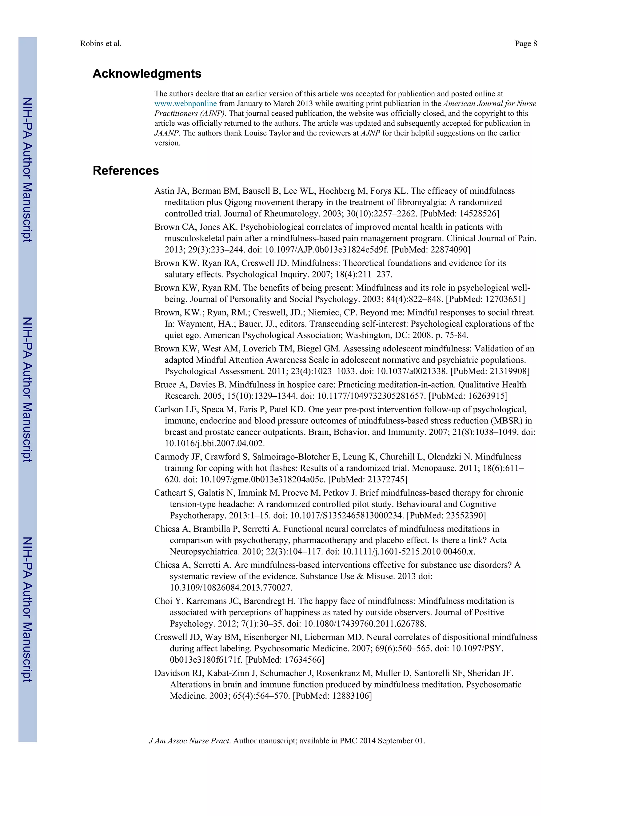 Mindfulness: An effective coaching tool for improving physical and ...