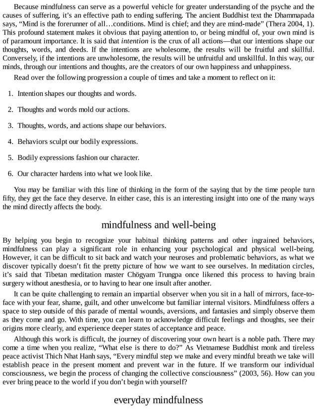 Mindfulness Based Stress Reduction Workbook Pdf