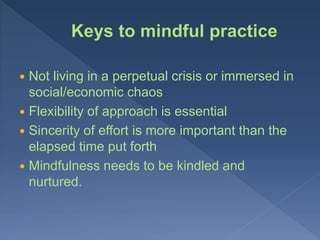 Mindfulness inner wisdom | PPT