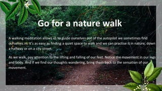 Mindfulness -"living in the moment" | PDF