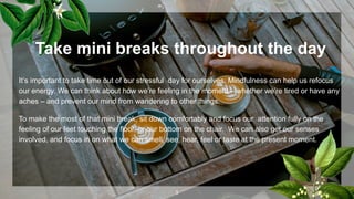 Mindfulness -"living in the moment" | PDF